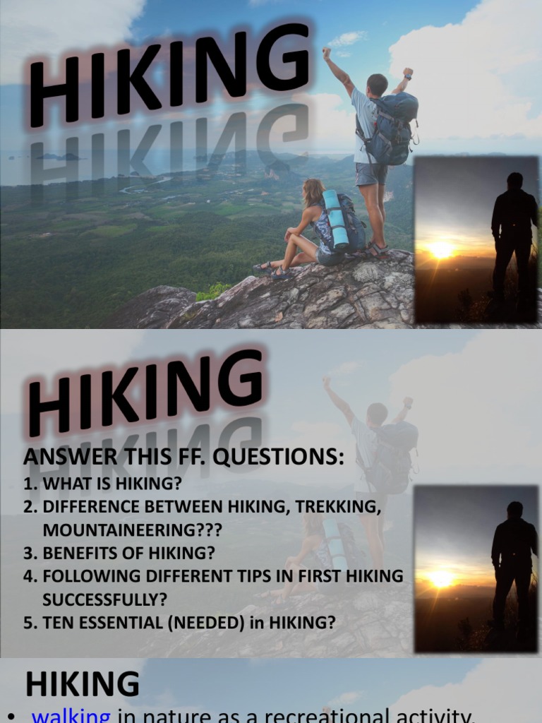 Hiking PDF | PDF