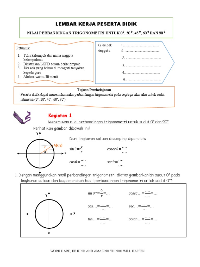 LKPD Sudut Istimewa | PDF