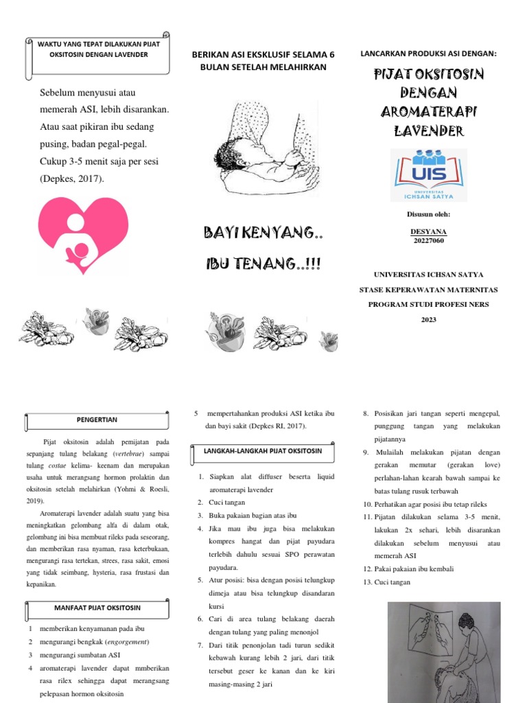 Leaflet-Pijat-Oksitosin | PDF