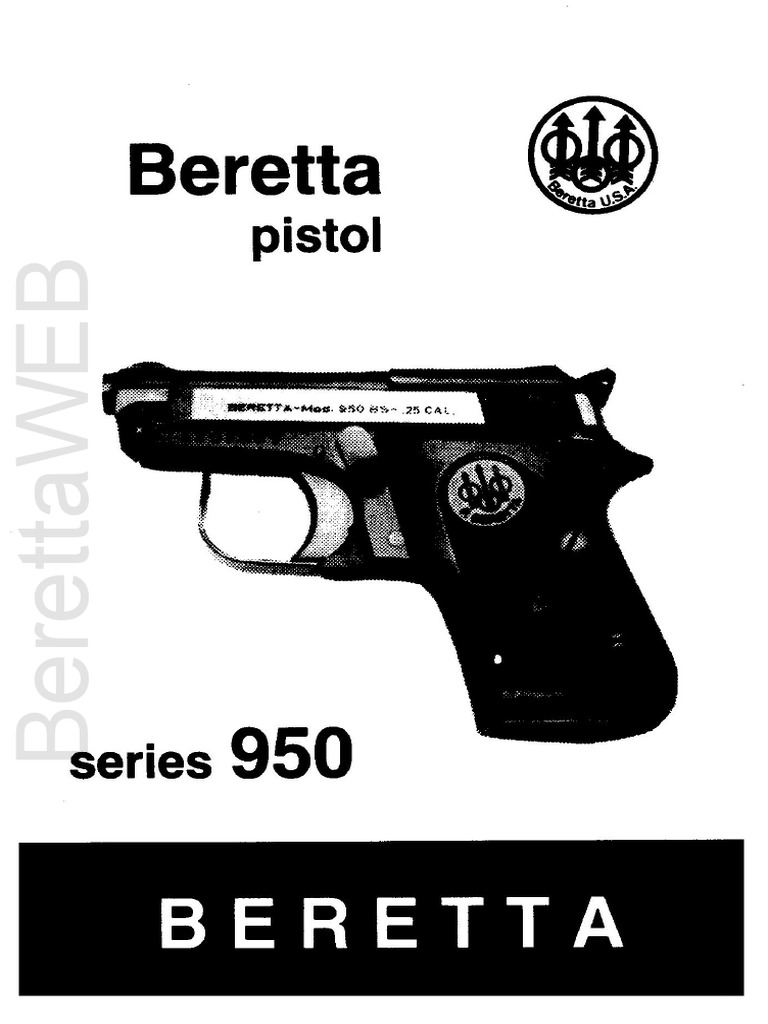 Beretta 950 Owner Manual LR PDF | PDF