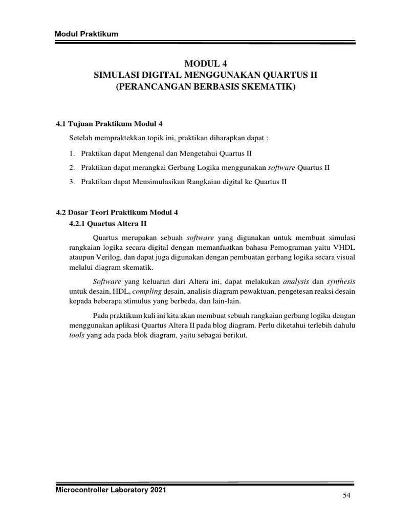 Modul 4 Sistem Digital 2021 Rev1 15022021 Pdf Pdf 