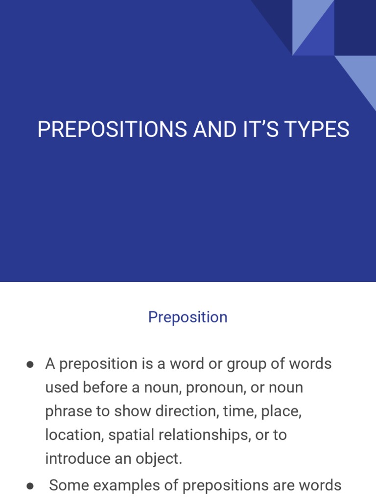 Prepositions 9 | PDF | Preposition And Postposition | Adverb