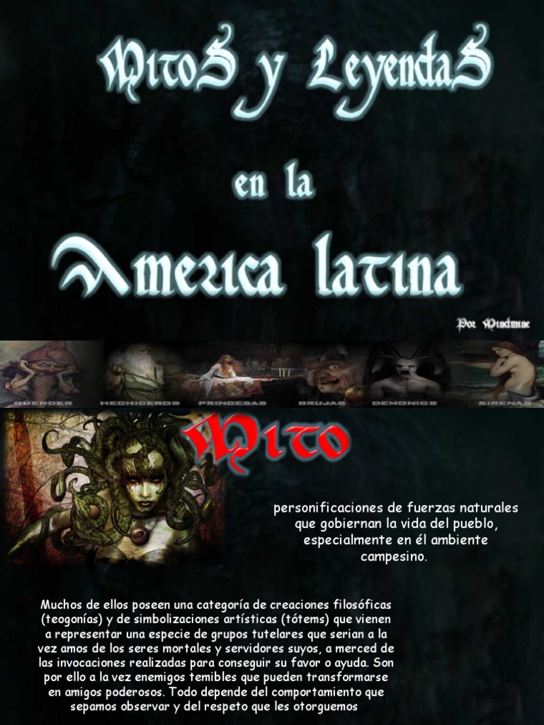 Mitos y Leyendas Latinoamèrica | PDF | Mitología | Leyendas