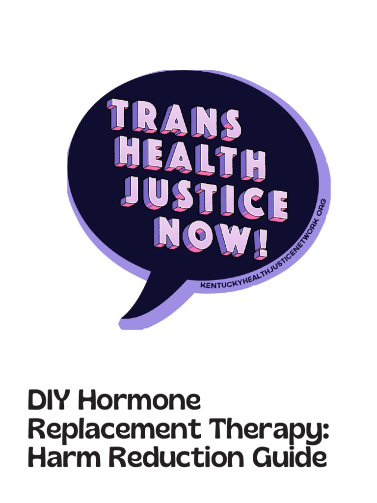DIY HRT Harm Reduction Guide PDF | PDF | Hormone Replacement Therapy ...