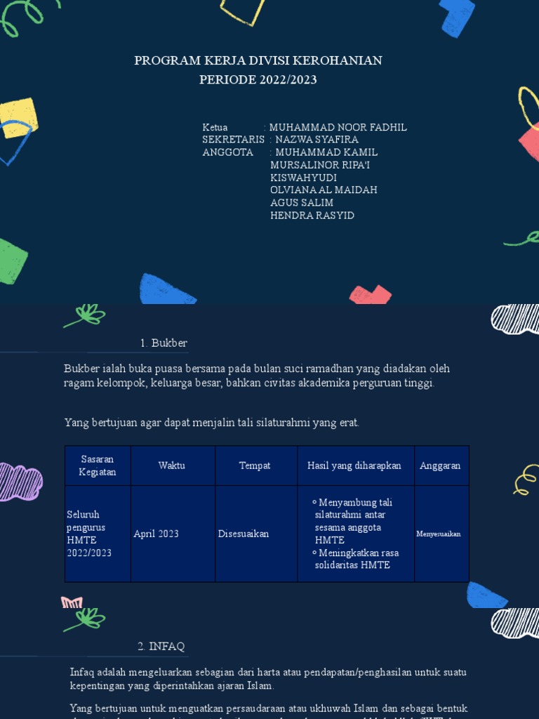 PPT PROKER DEVISI KEROHANIANN 2023 | PDF