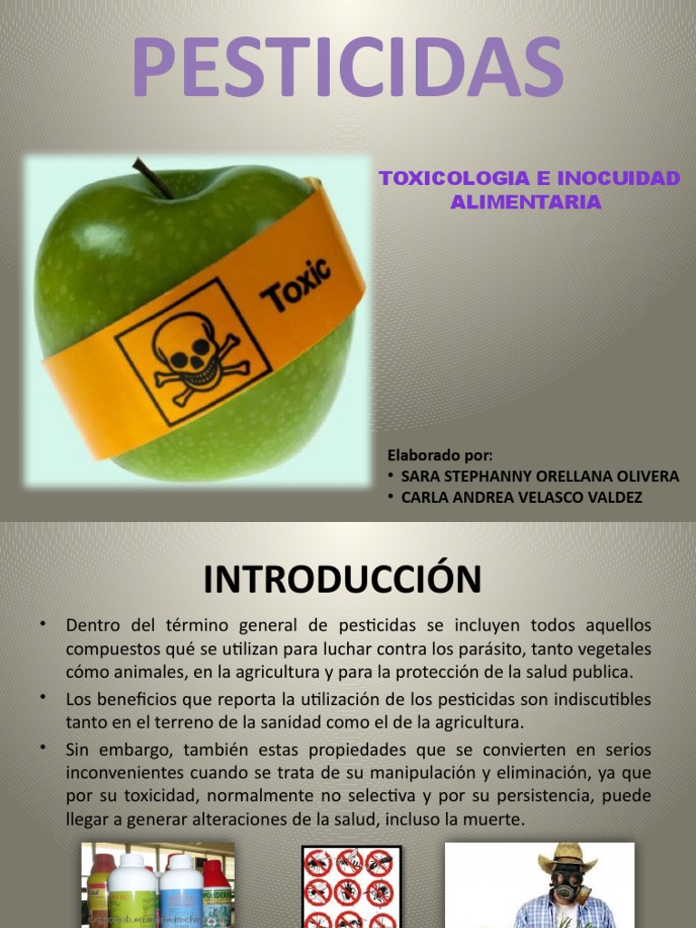 Expo Toxi Pesticidas | PDF | Pesticida | Plaga (organismo)