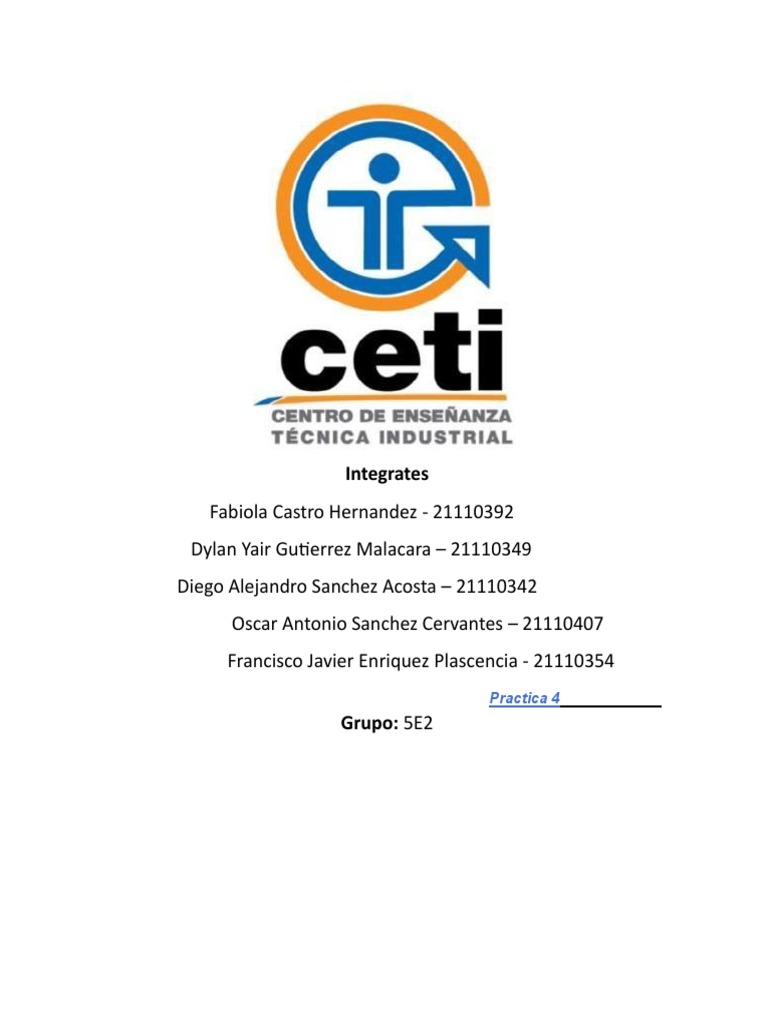 Practica N.4 | PDF | Bienes manufacturados | Máquinas