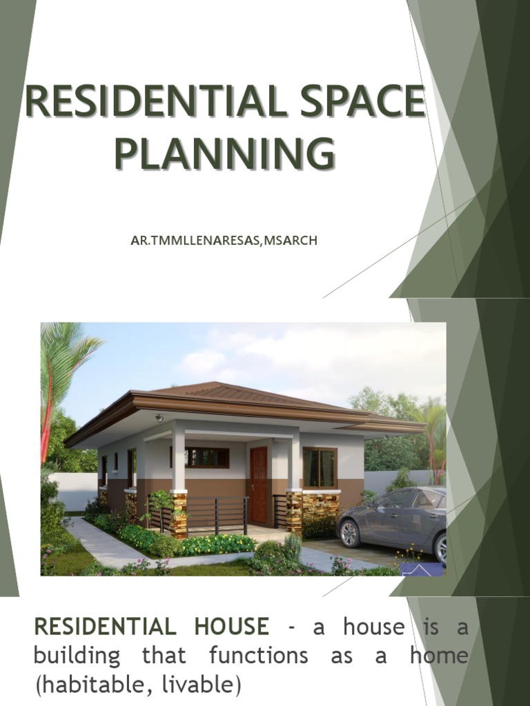 0 Residential Space Planning - PDF | PDF | Bedroom | Room
