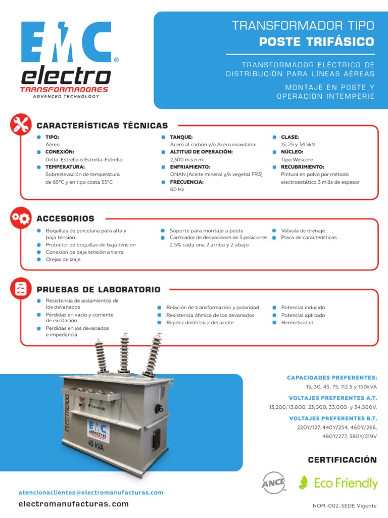 Ficha - Poste Trifasico PDF | PDF | Transformador | Bienes manufacturados Ficha - Poste Trifasico PDF | PDF | Transformador | Bienes manufacturados