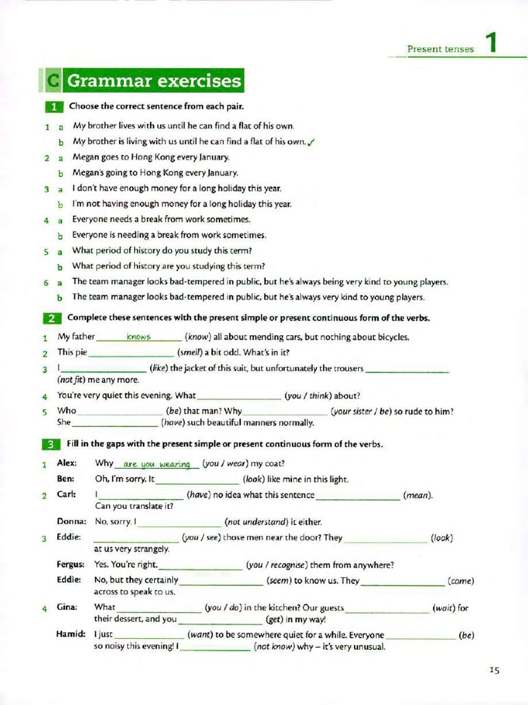 KET grammar and vocabulary | PDF | Linguistics