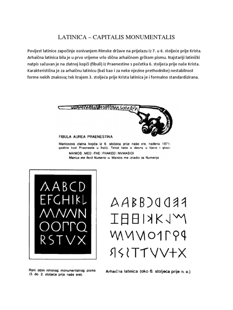 Latinica | PDF