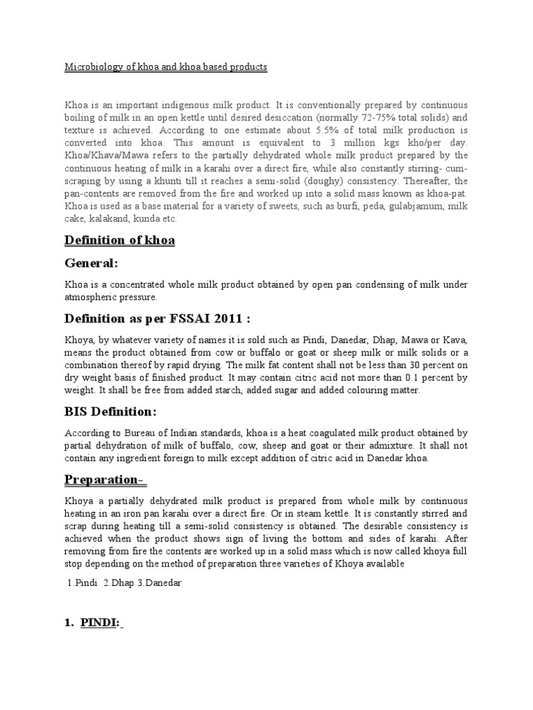 Microbial Insights on Khoa Products | PDF | Food And Drink