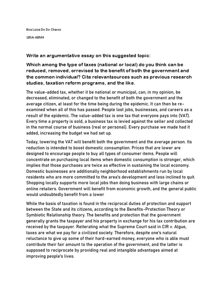 Module 15 Assignment 1 | PDF | Taxes | Value Added Tax