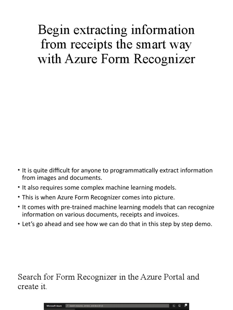 Begin Extracting Information From Receipts The Smart Way With Azure ... Begin Extracting Information From Receipts The Smart Way With Azure ...