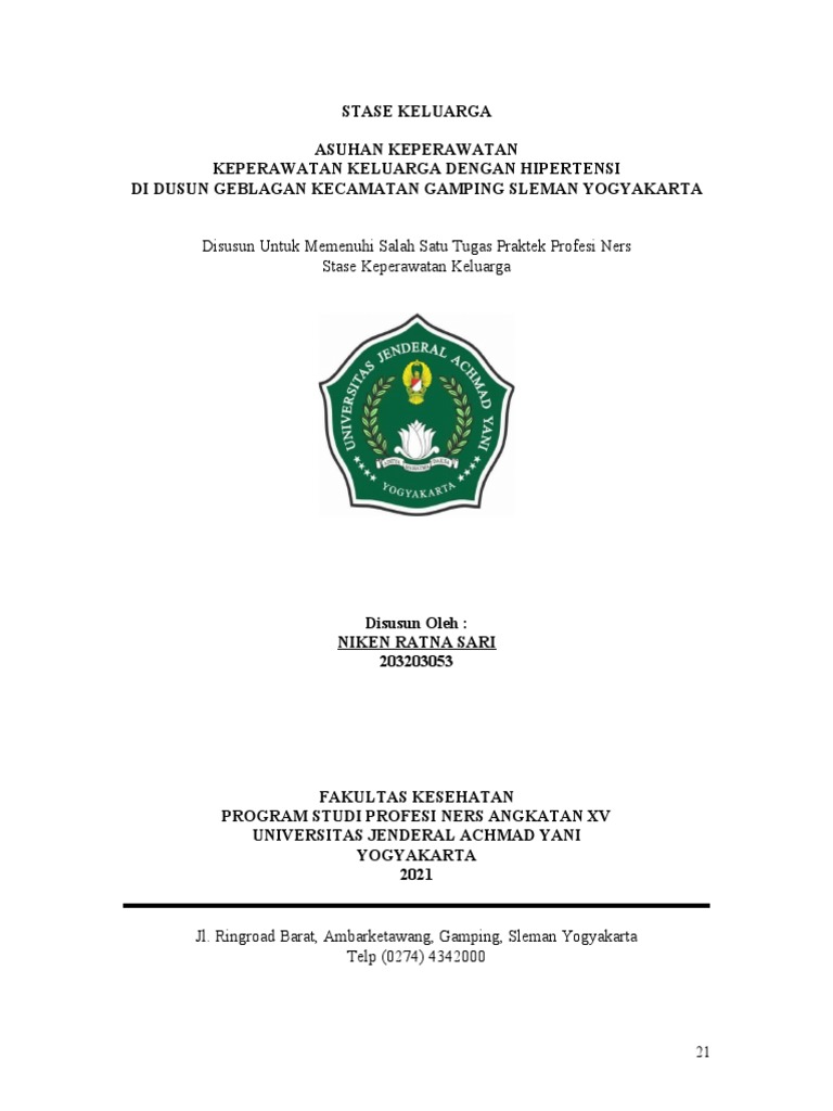 Askep Keluarga Niken | PDF