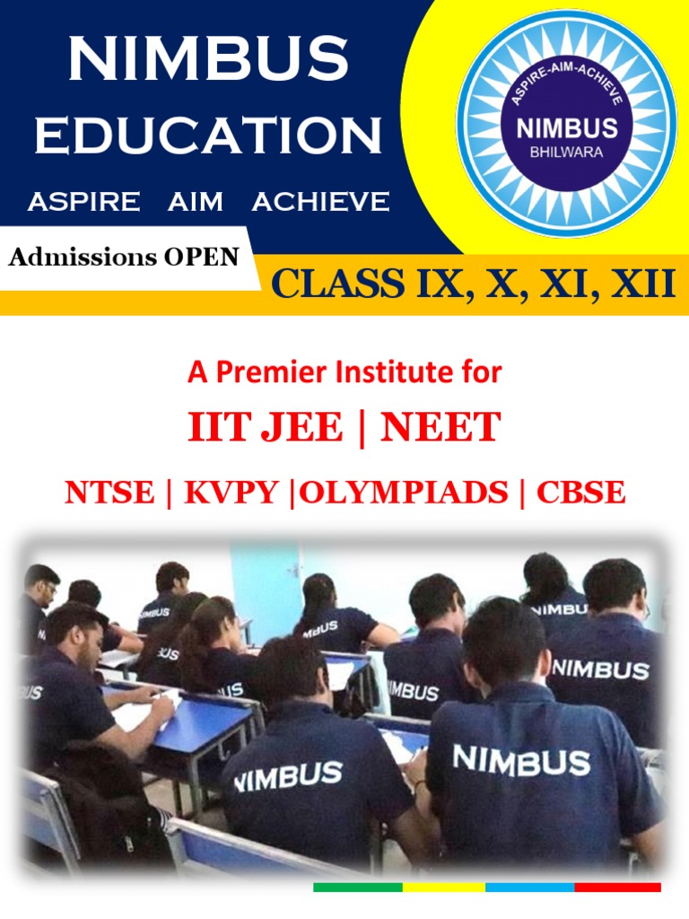 Nimbus Brochure Session 2021-22 Admission | PDF | Qualifications ...