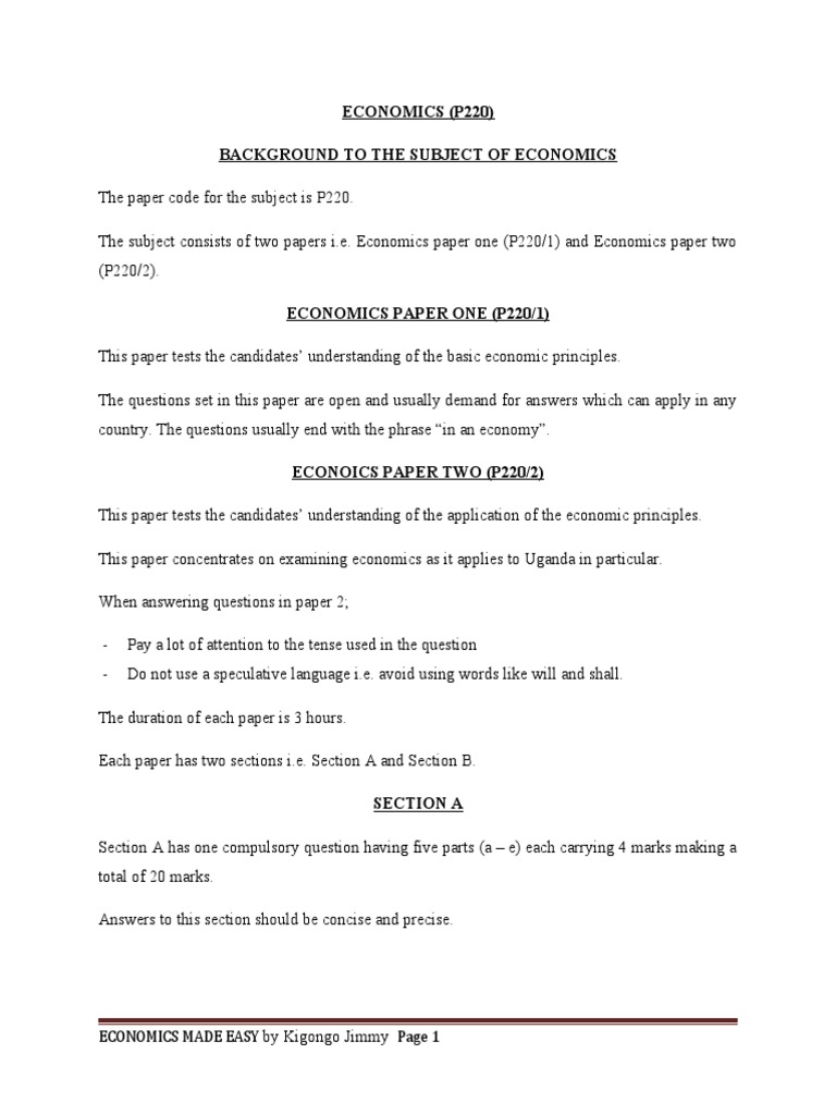 Introduction To Economics-1 | PDF | Economics | Economic System