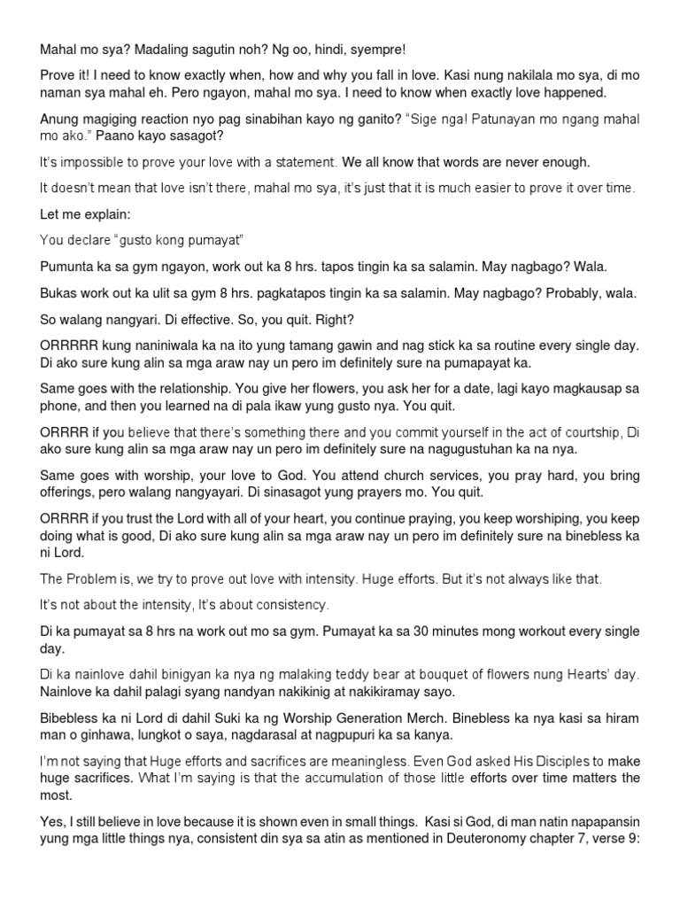 Tuesday Devotion Script | PDF