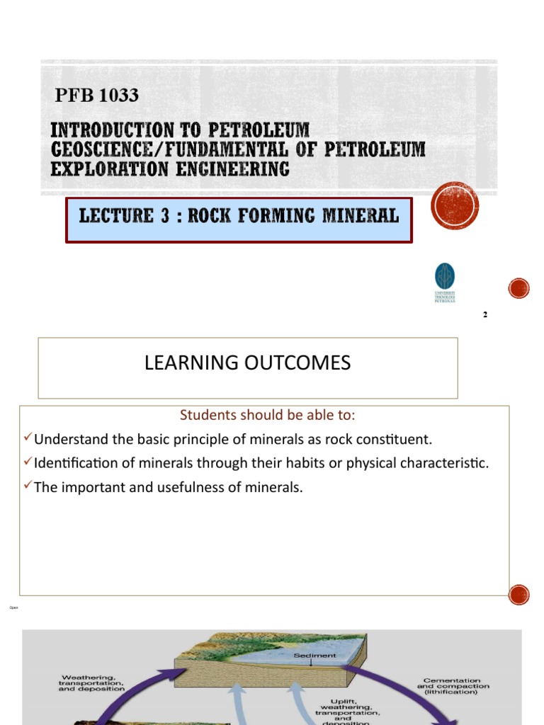 Lecture 3 Rock-Forming Minerals | PDF | Minerals | Mineralogy