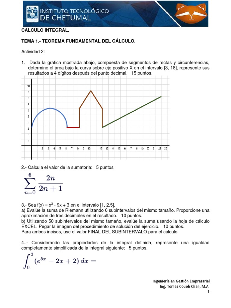 Tema 1 Actividad 2 Tarea Usando TICs 40 | PDF | Integral | Objetos ...