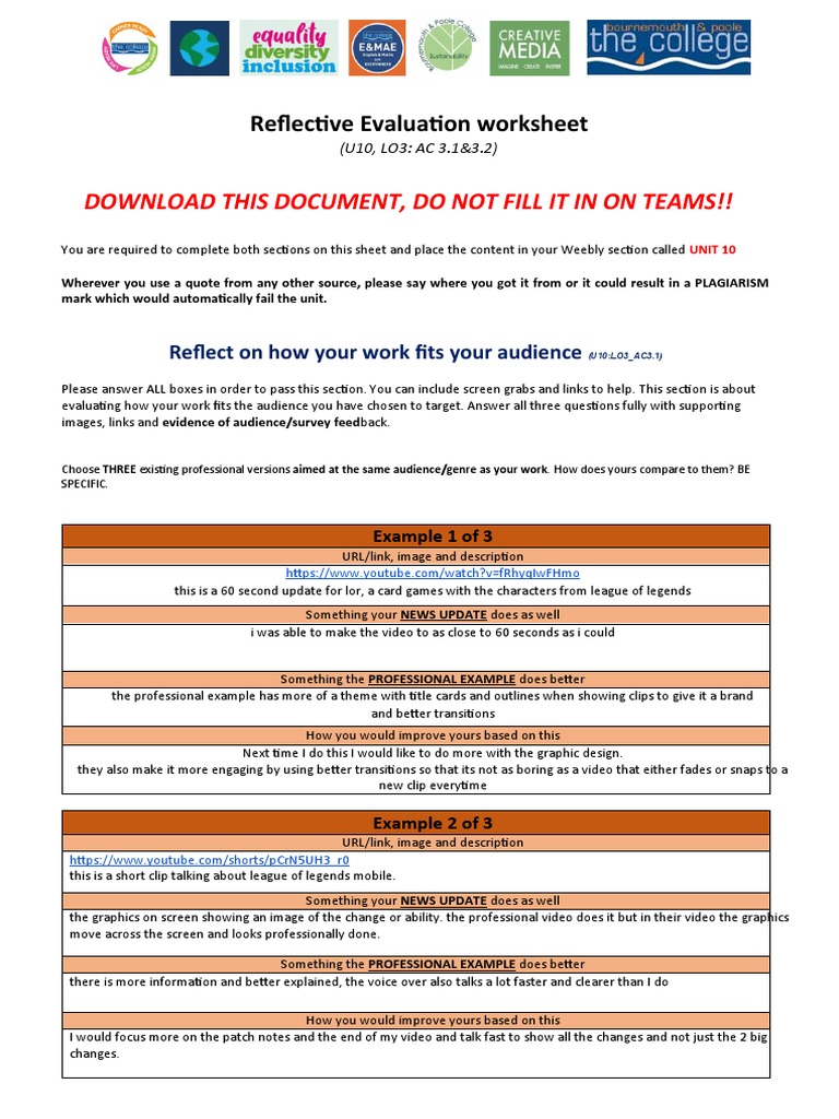 Esports Yr2 Unit 10 News Update Evaluation | PDF | You Tube | Communication