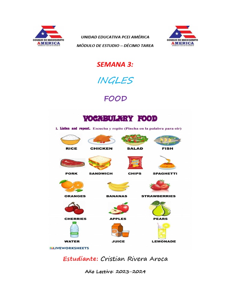 Unidad Educativa Pcei América | PDF