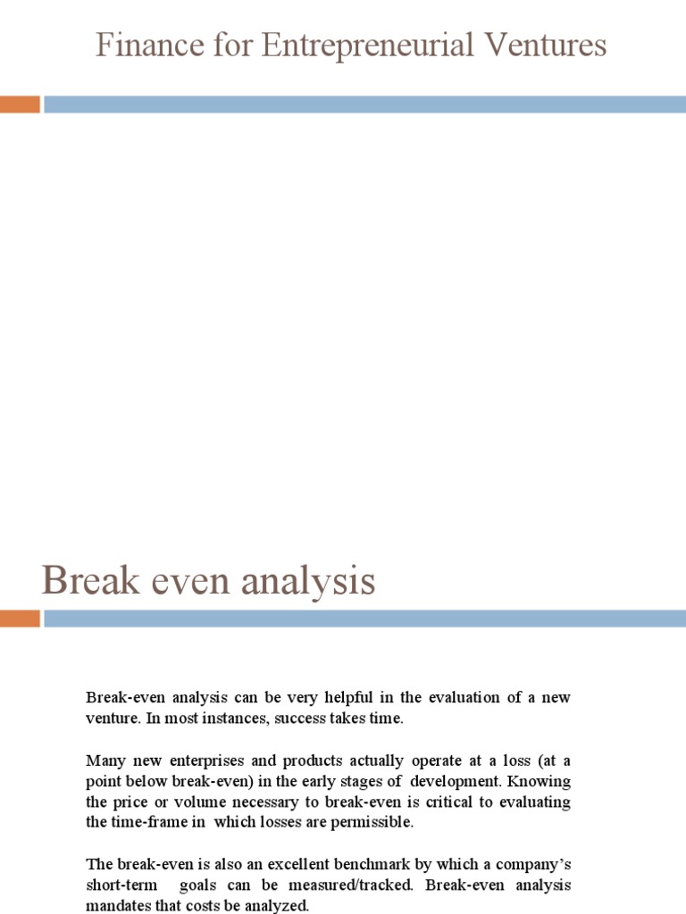 Break Even Stuff | PDF | Business Process | Financial Economics
