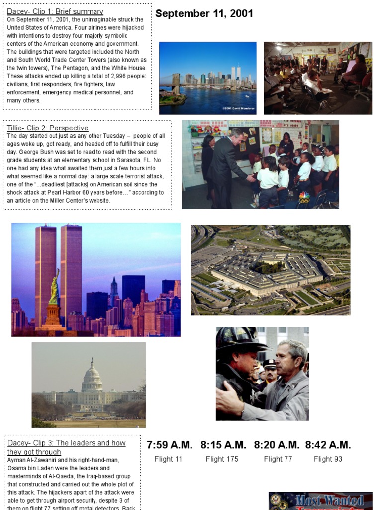 9 11 Storyboard | PDF | September 11 Attacks | United Airlines Flight 175
