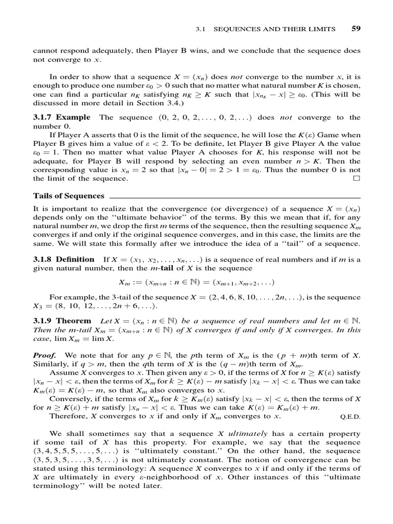 Sequence Convergence Explained | PDF | Limit (Mathematics) | Sequence