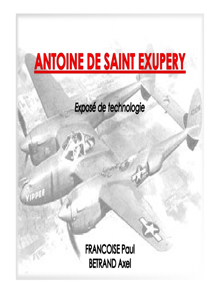 Antoine Saint Exupery 6 | PDF | Histoire | Classiques