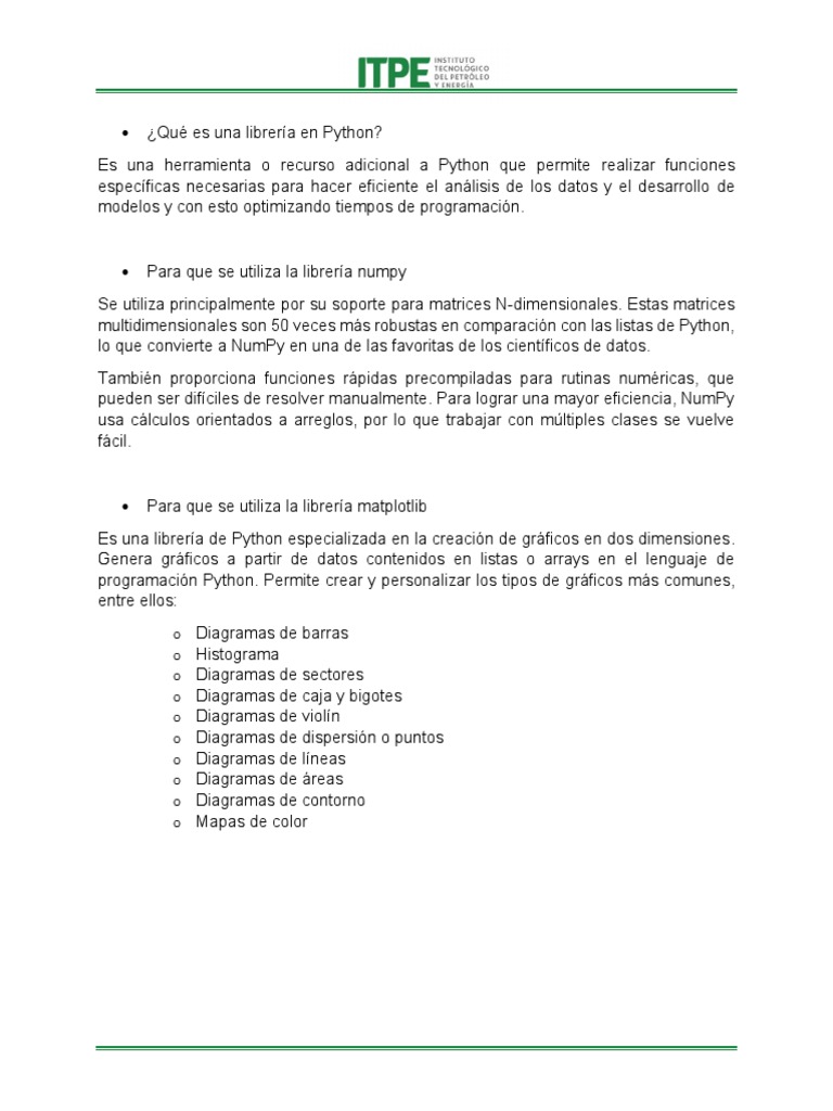 La Importancia de Python | PDF | Python (lenguaje de programación) | Programación de computadoras