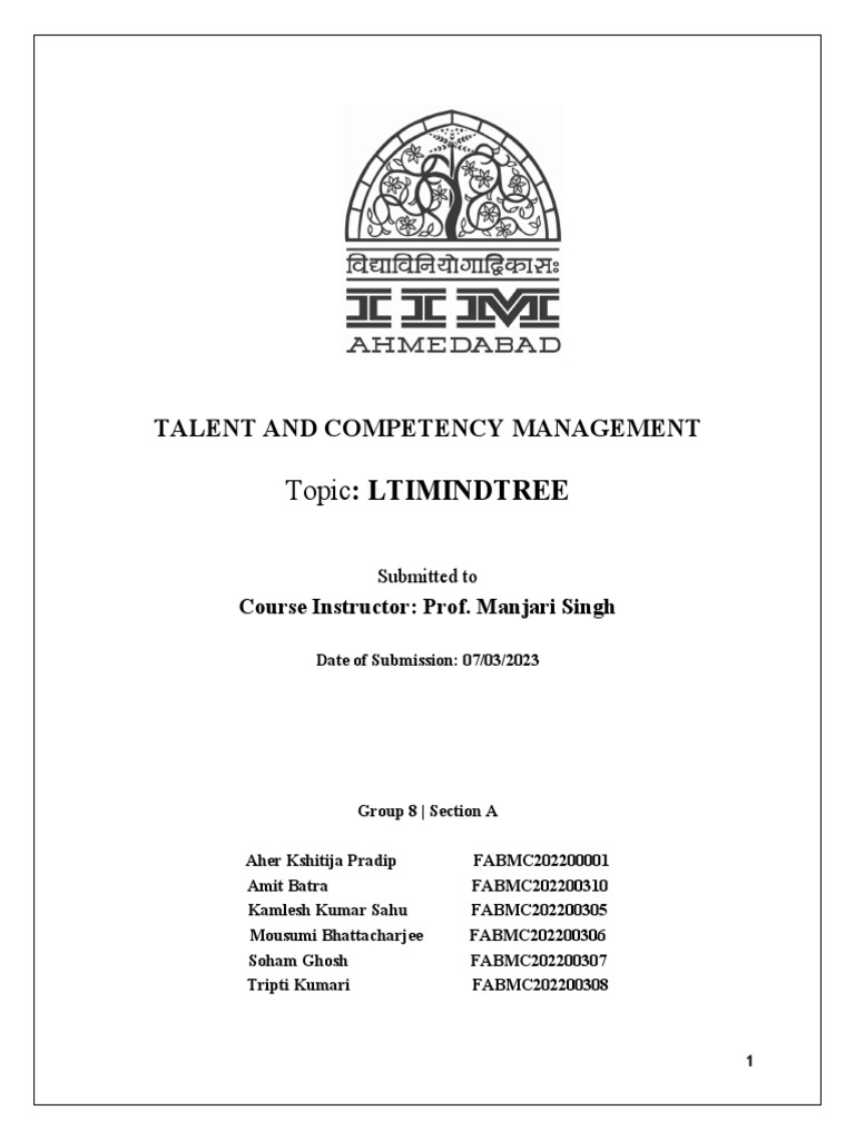 Topic: Ltimindtree: Talent and Competency Management | PDF | Employment | Employee Retention