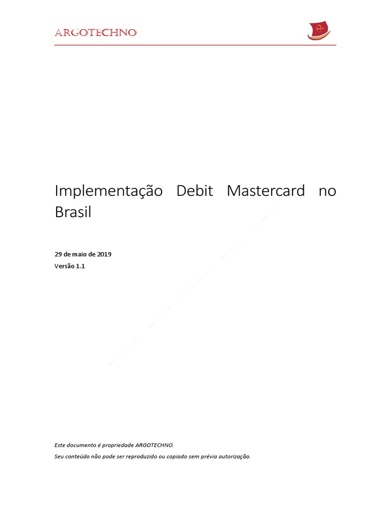 Implementação do Debit Mastercard Brasil | PDF | Crédito | Finanças e ...
