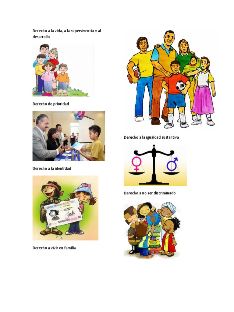 10 Derechos y 10 Deberes de Los Niños Con Dibujos | PDF