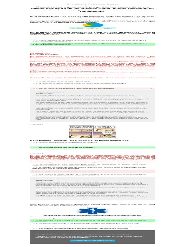 Simulacro 5 Preguntas | PDF | Hospital | Medicamentos con receta