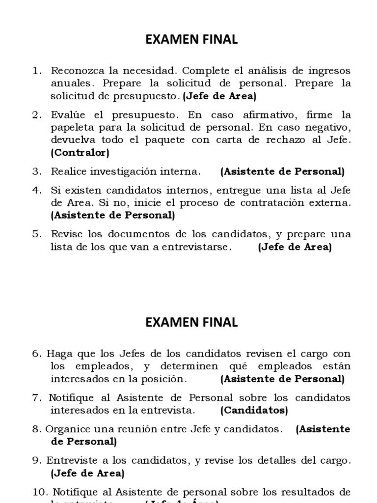 Examen Final | PDF