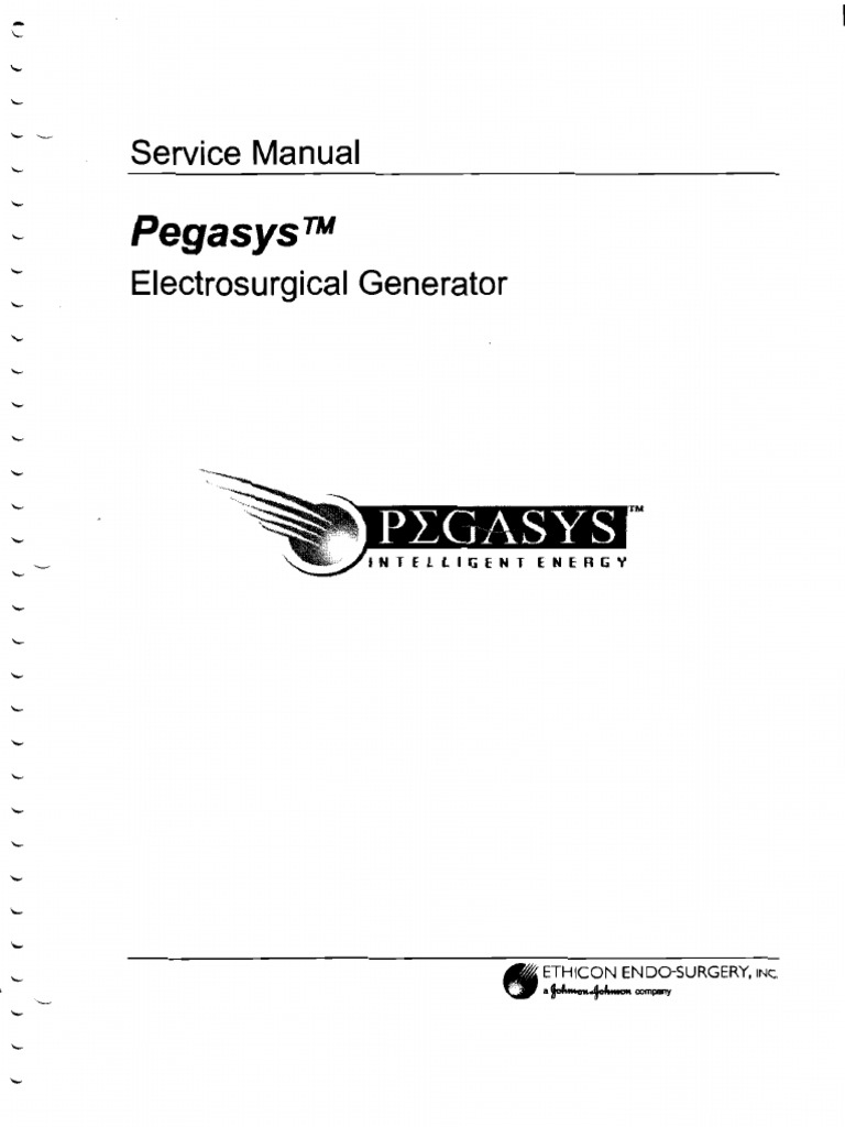 Ethicon Pegasys ESU Service Manual | PDF
