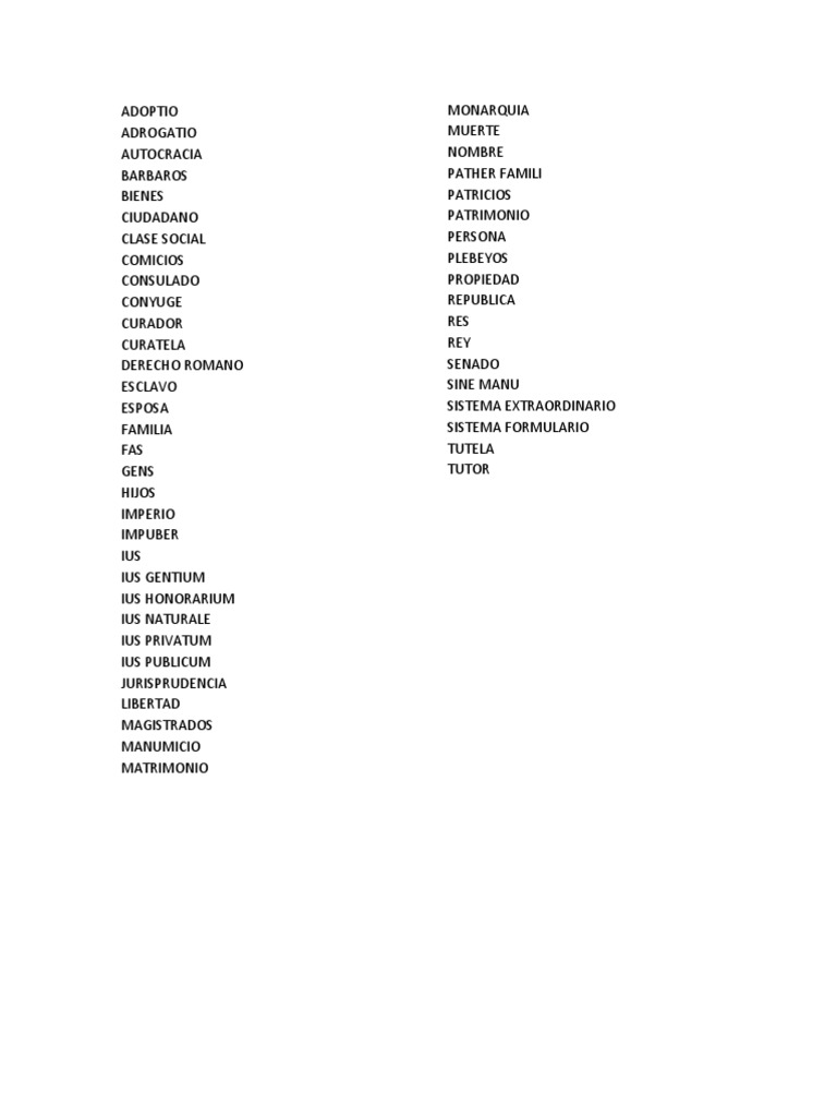 Glosario Palabras | PDF