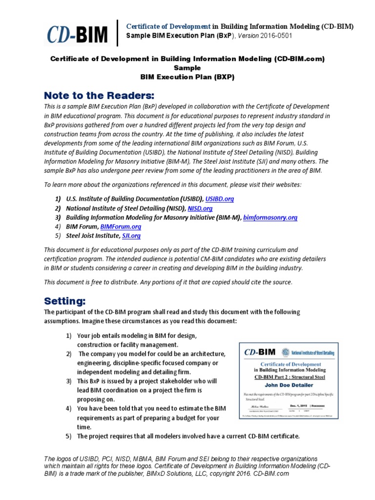 CD-BIM BXP 2016 Version-05-01 | PDF | Building Information Modeling