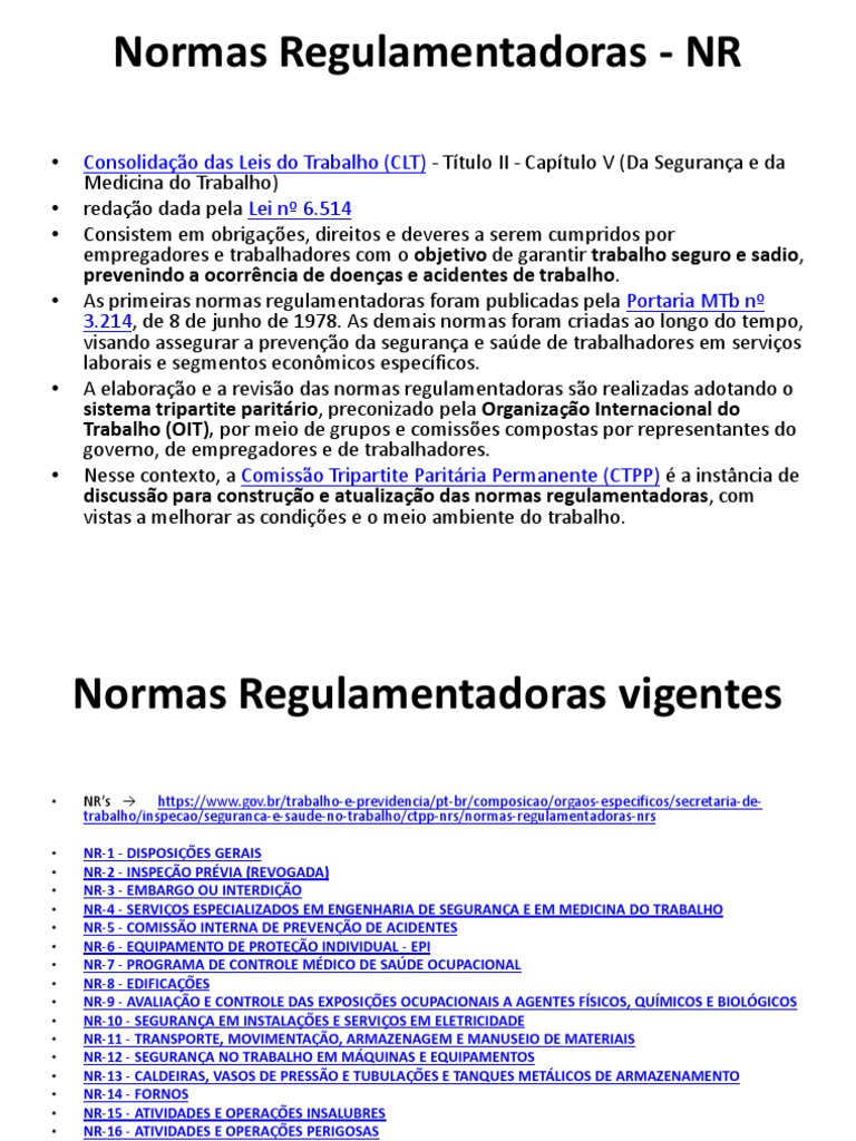 Aula de NRs | PDF
