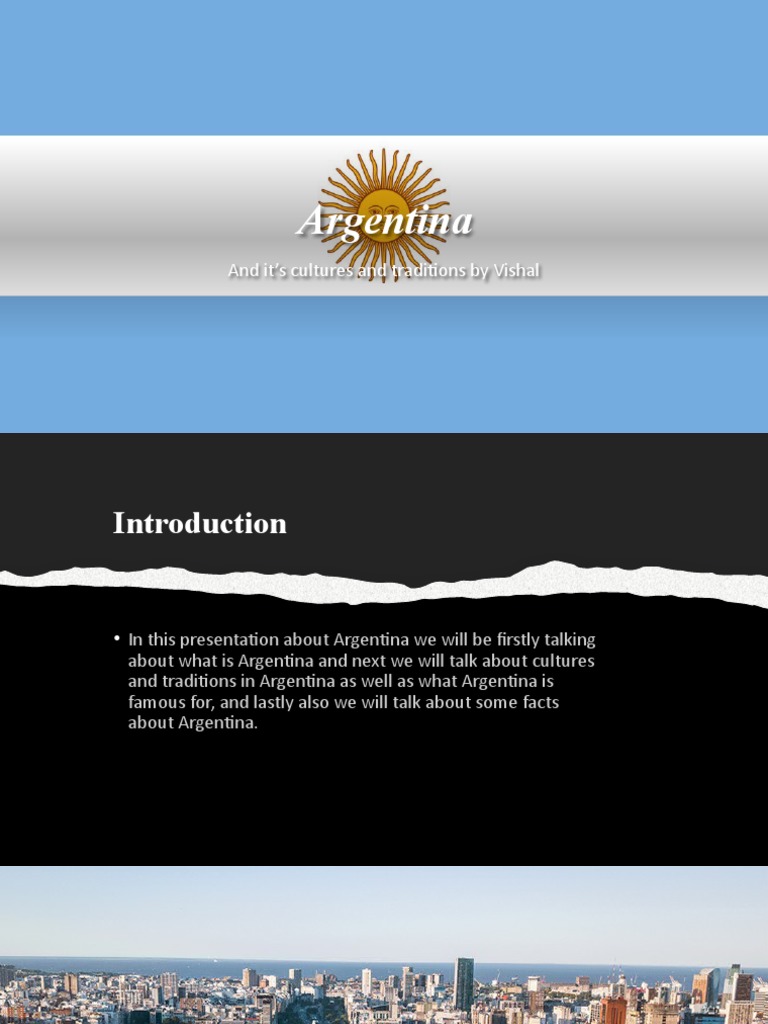 Argentina: Culture, Traditions, and Facts | PDF | Argentina | Tango