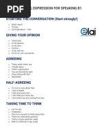 B2 First Speaking Part 2 Useful Phrases To Compare Photographs | PDF