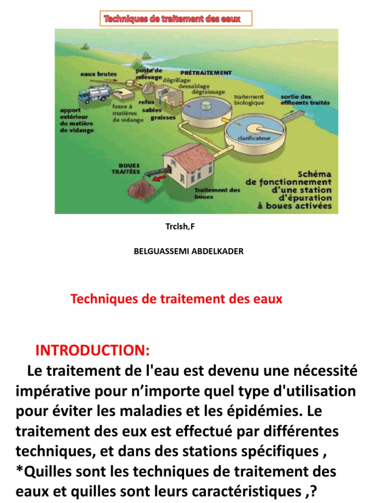 Techniques de traitement des eaux potables | PDF | Eau | Épuration des eaux