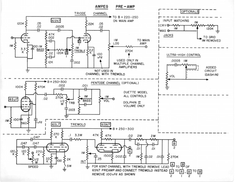 Preamp (1940) Schematics | PDF