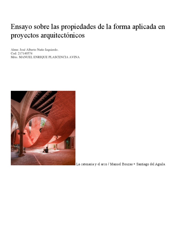 Nuño Izquierdo Propiedades de La Forma PDF | PDF | Arquitectura gótica | Diseño arquitectonico