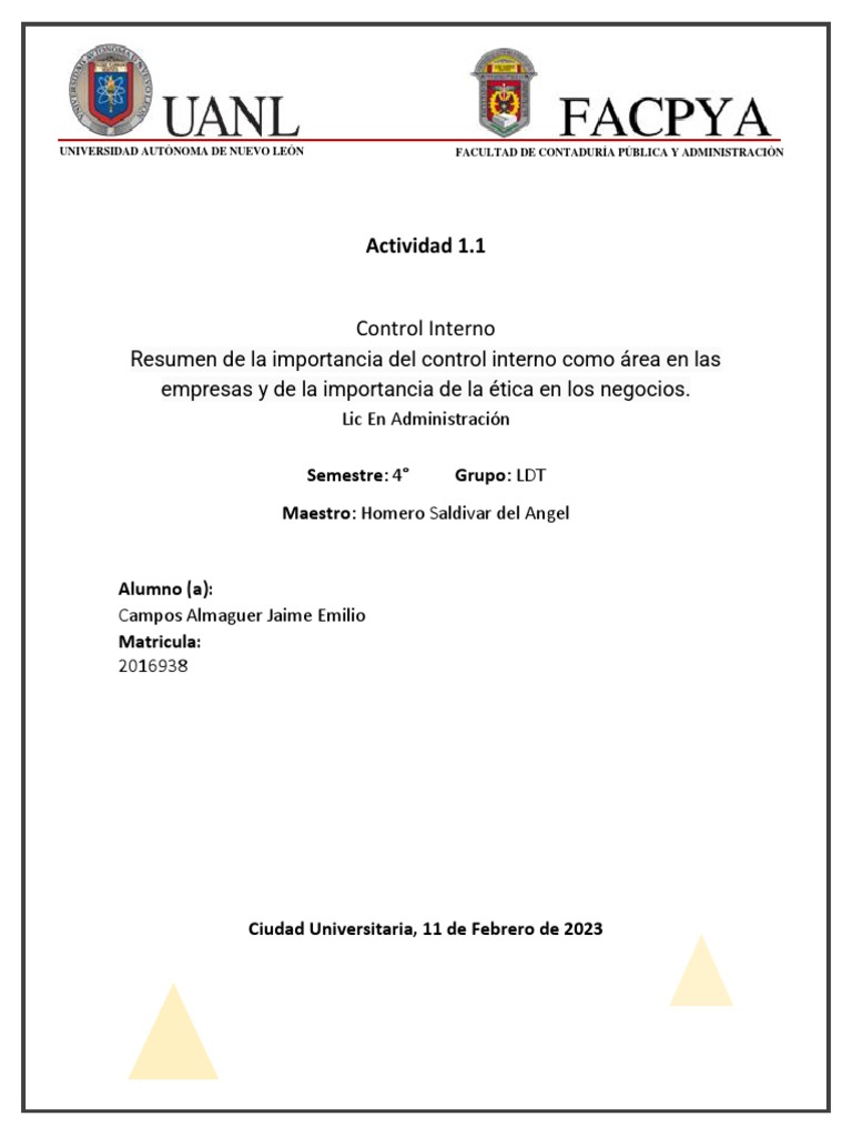 Jeca Act-1.1 Cint | PDF | Contabilidad | Pequeñas y medianas empresas