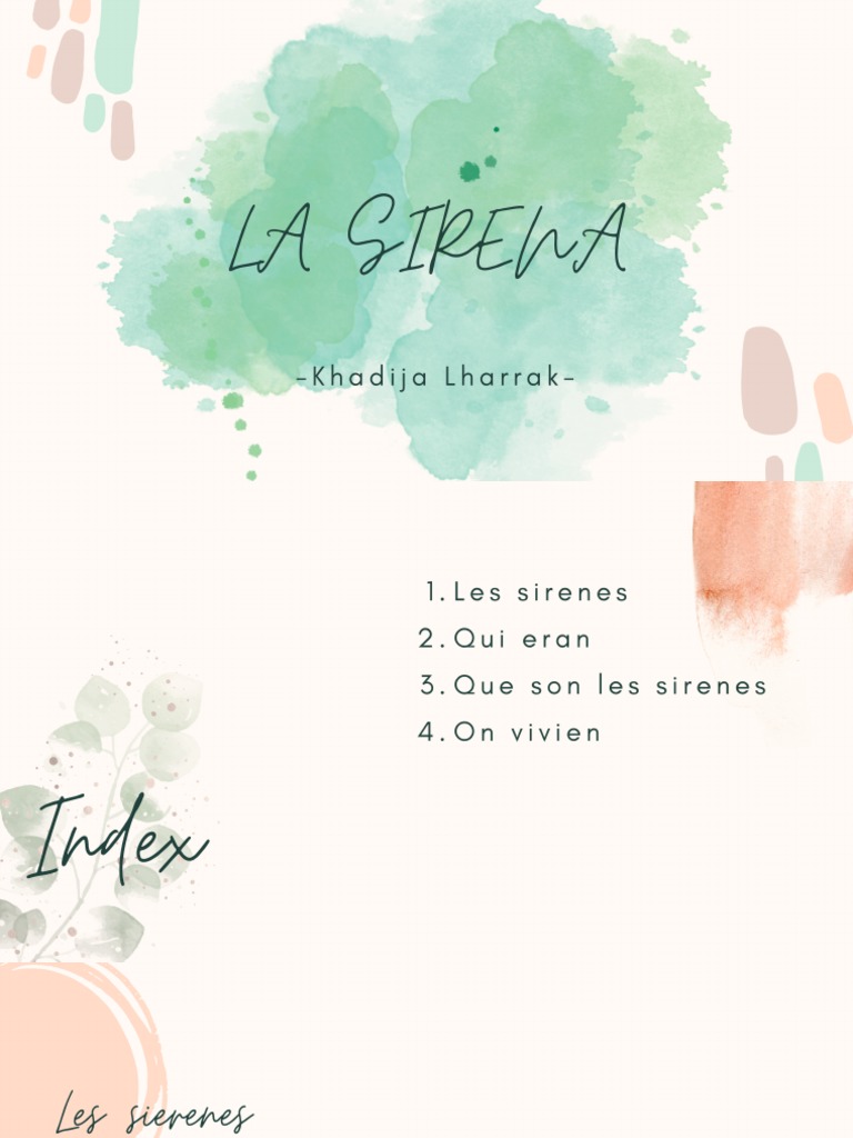 La Sirena PDF | PDF