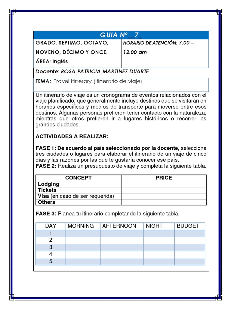 Guia 7 Septimo Octavo Noveno Decimo Y Once Pdf Pdf Lingüística