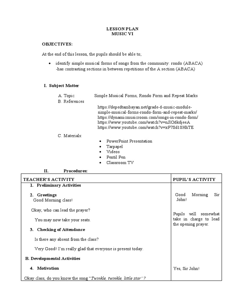 Understanding Rondo Form | PDF | Musical Forms | Elements Of Music