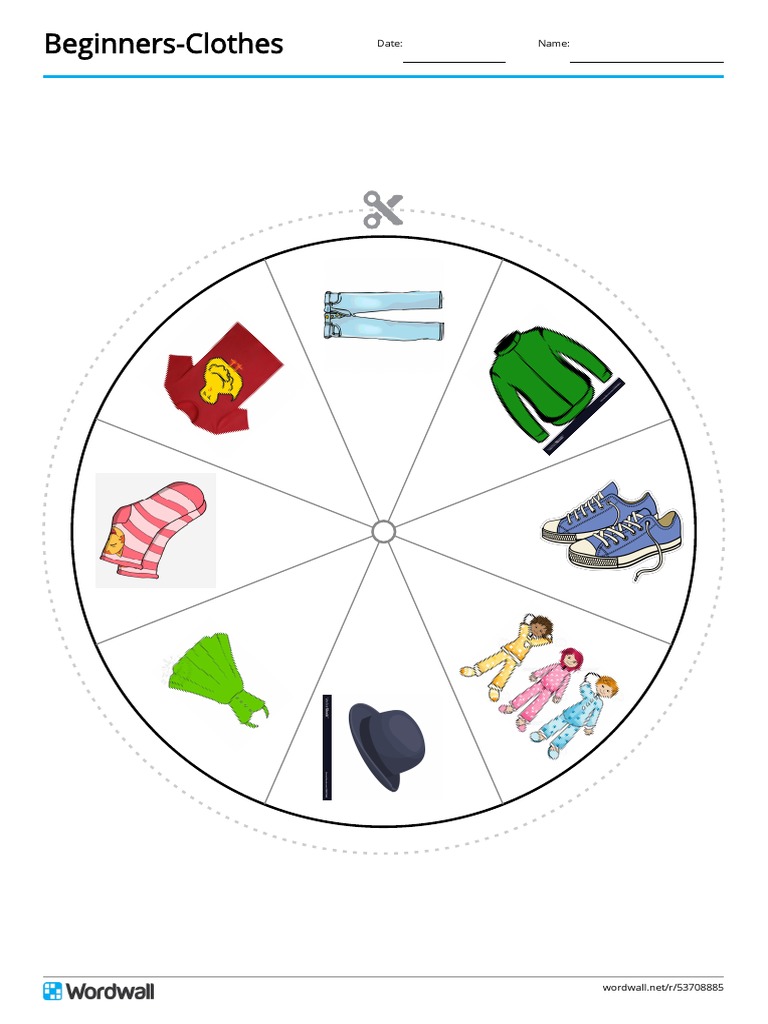 Beginners Clothes Random Wheel | PDF